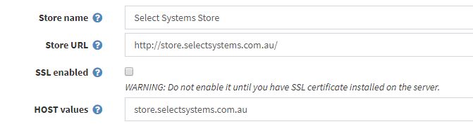 setting up multi store - nopCommerce